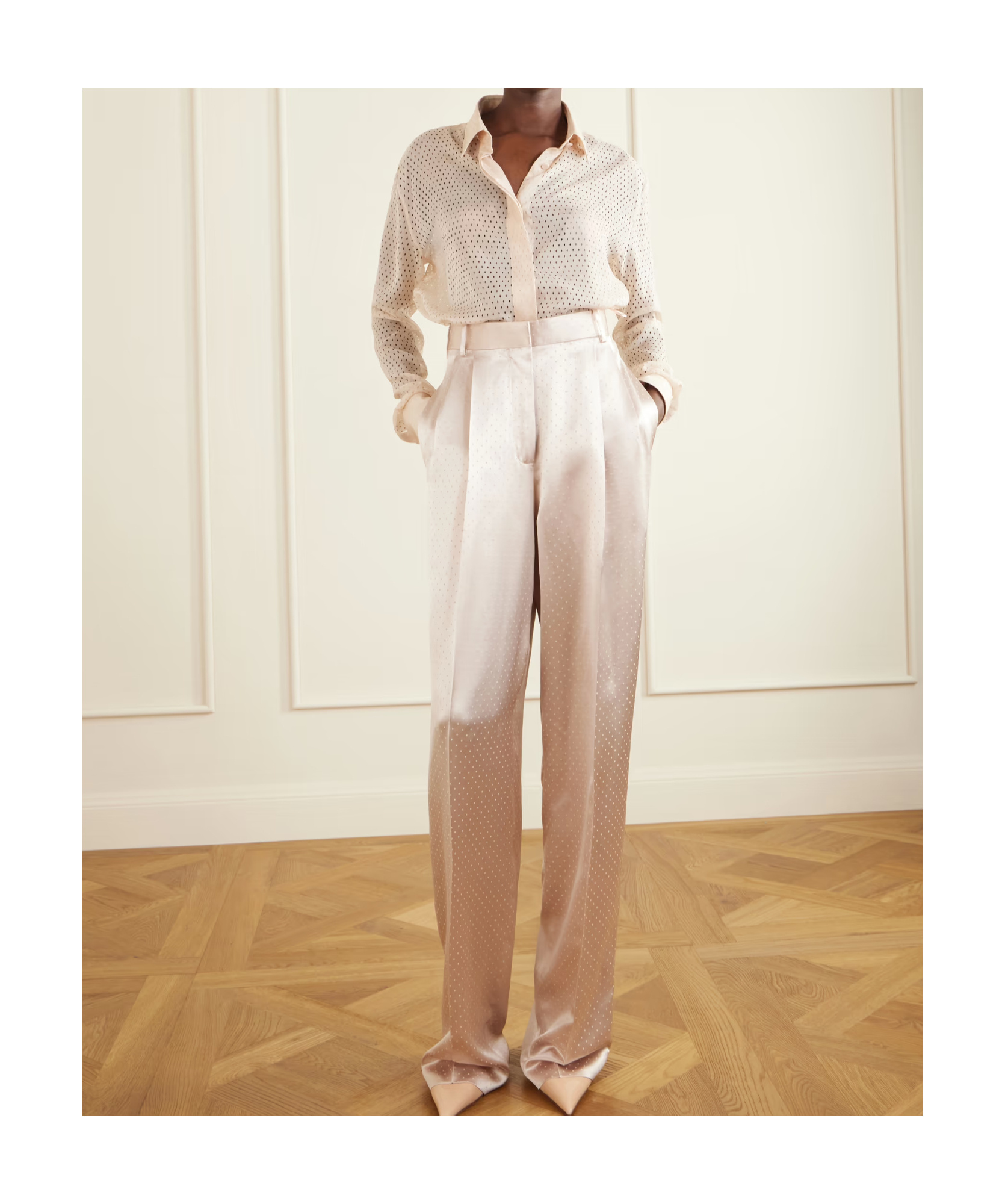 TOM FORD Tom Ford Oversized Silk Chiffon Shirt